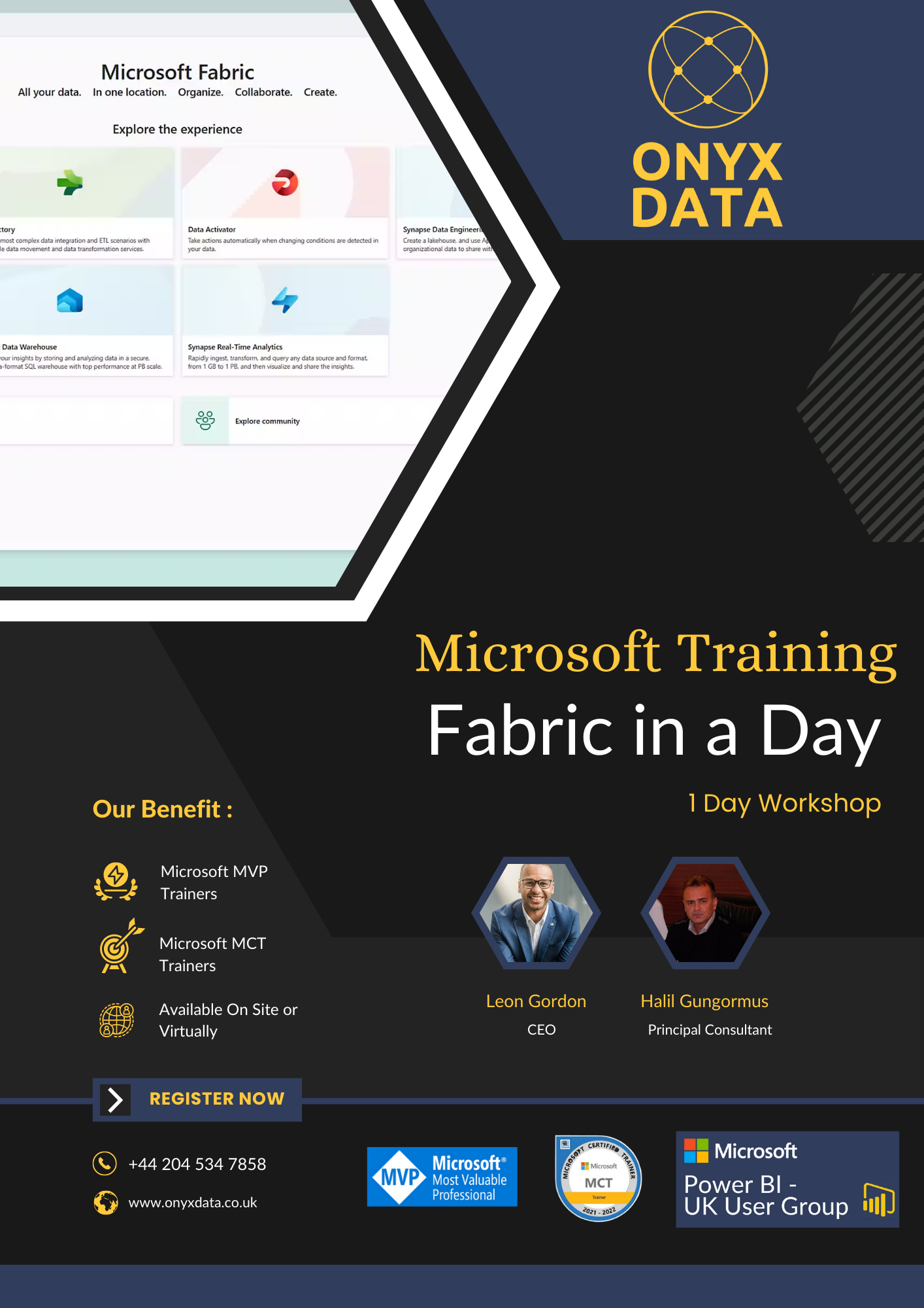 Accelerate Growth with Microsoft Fabric: Learn in Just One Day! - Onyx Data