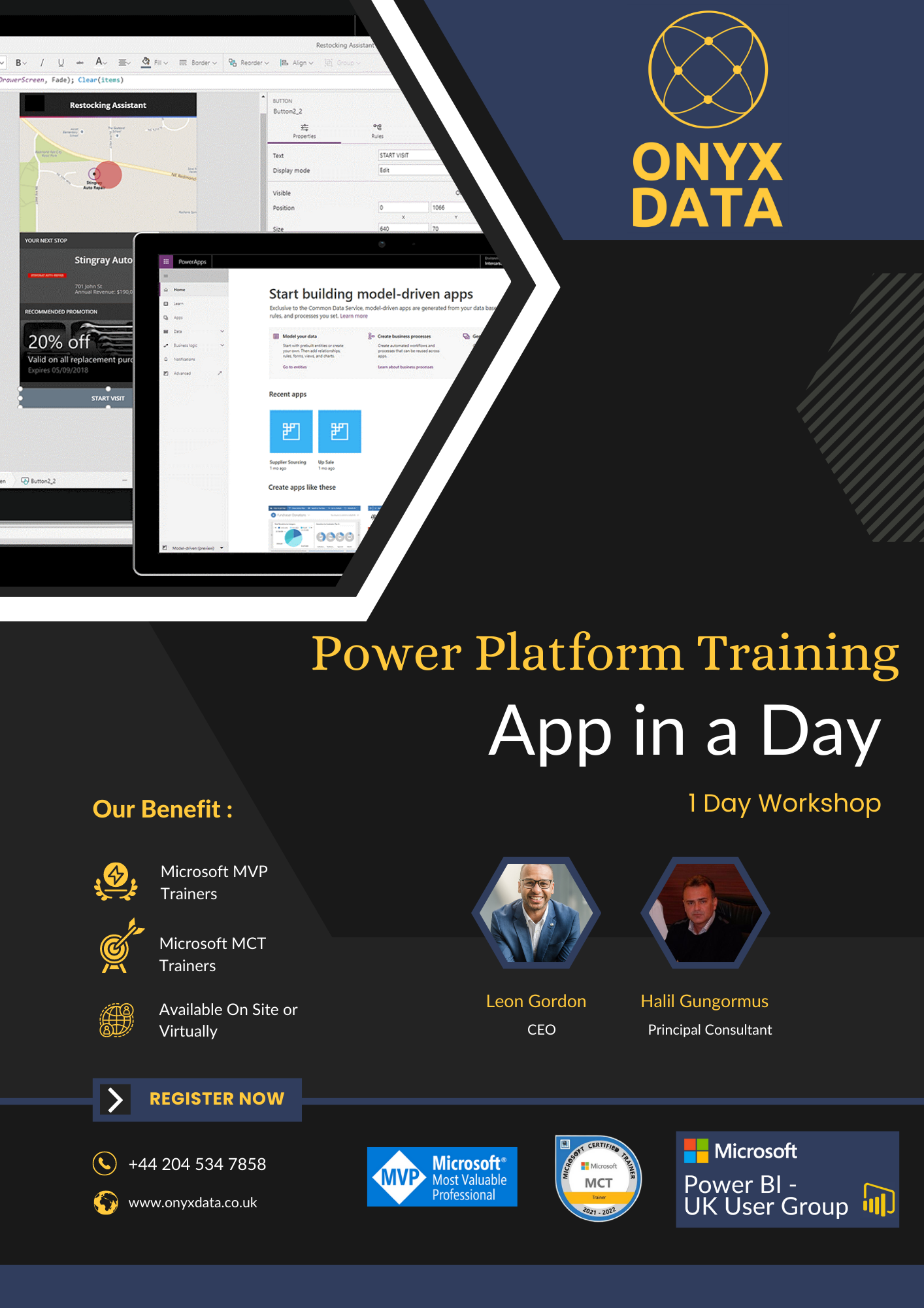 Workshop In A Day Training - Power Platform - Onyx Data