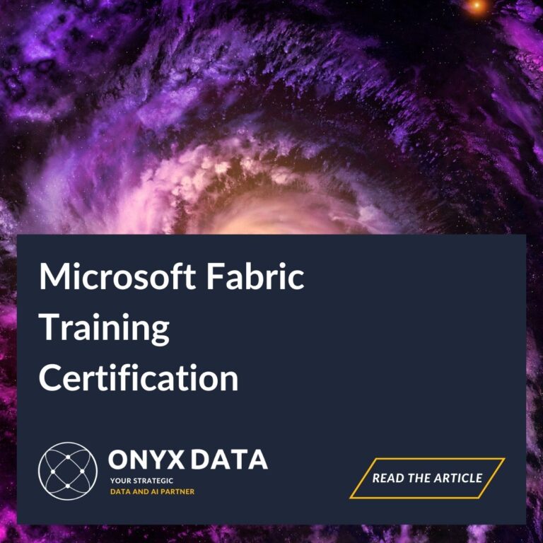Microsoft Fabric Training Certification - Onyx Data